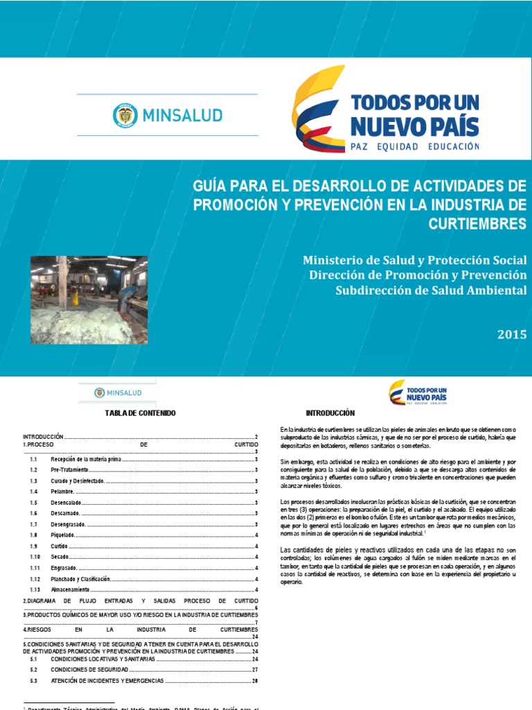 6guia Actividades Pyp Curtiembres | Descargar gratis PDF | Quemar | Agua