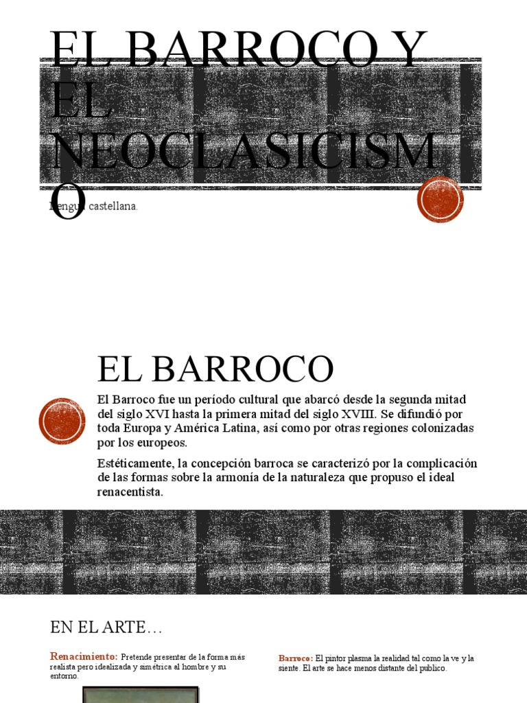El Barroco y El Neoclasicismo | PDF | Barroco | Renacimiento