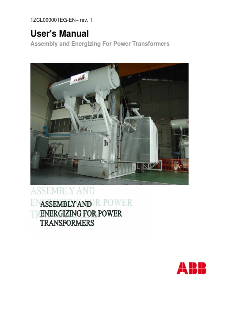 User's Manual: Assembly and Energizing For Power Transformers | PDF ...