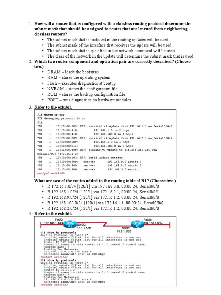 Subnet Mask That Should Be Assigned To Routes That Are Learned From ...