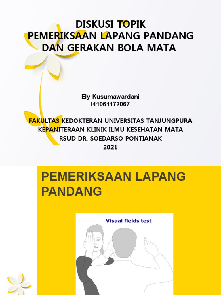 Pemeriksaan Lapang Pandang | PDF
