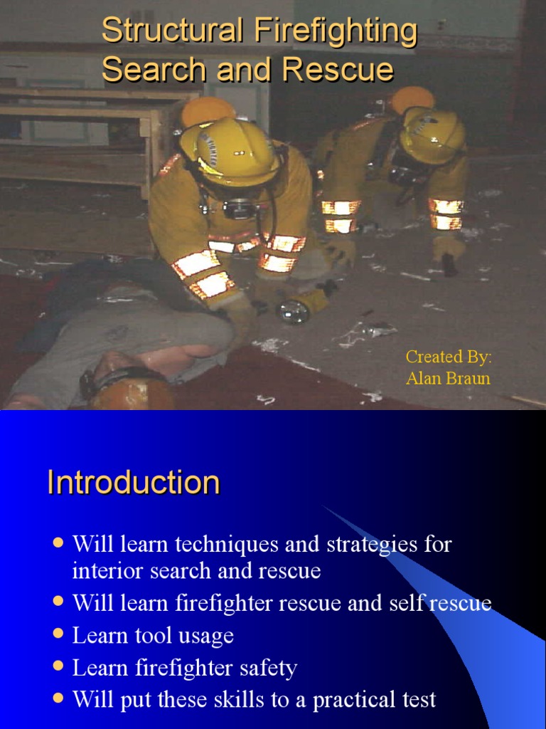 Structural Firefighting Search and Rescue | PDF | Firefighter | Door