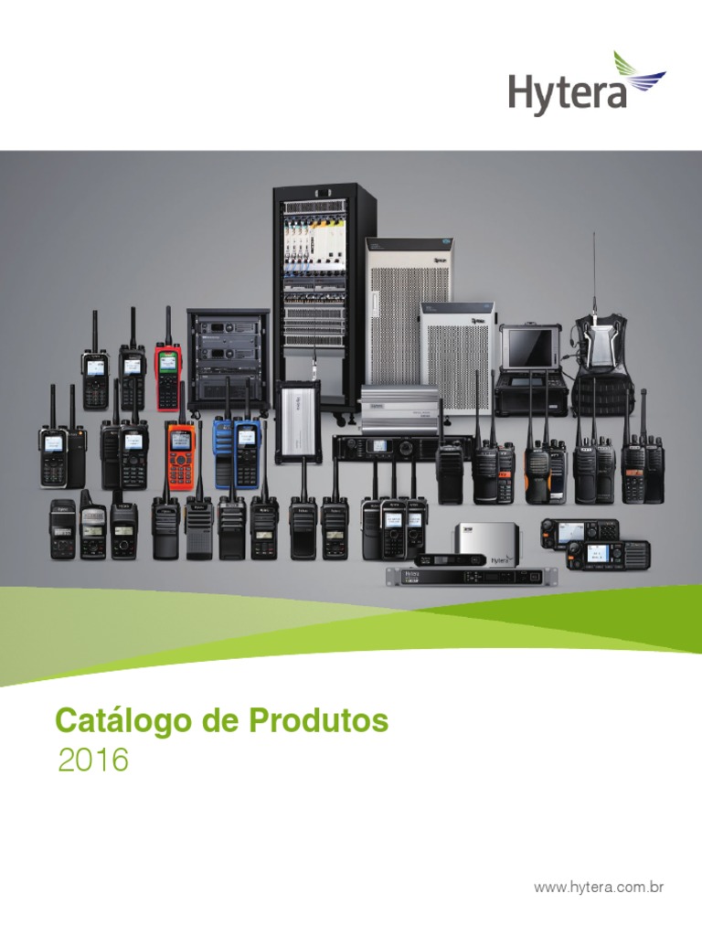 Hytera Product Portfolio 2016 Brazil Portuguese With DIB-500 R5 | PDF ...