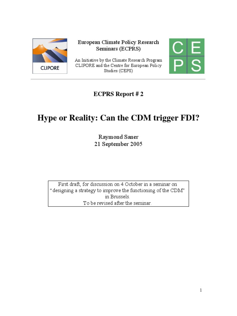 20081124-CDM-FDI Paper 2 Rs Final | PDF | Clean Development Mechanism ...