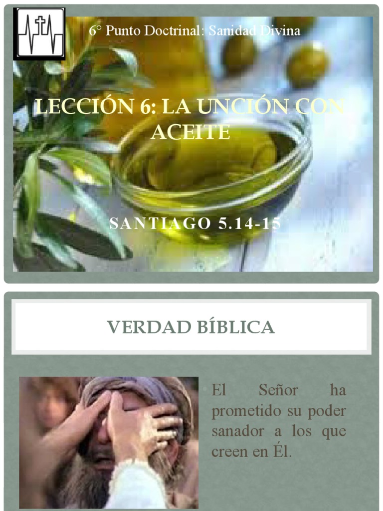 La Uncion Con Aceite | PDF | La unción | Oración