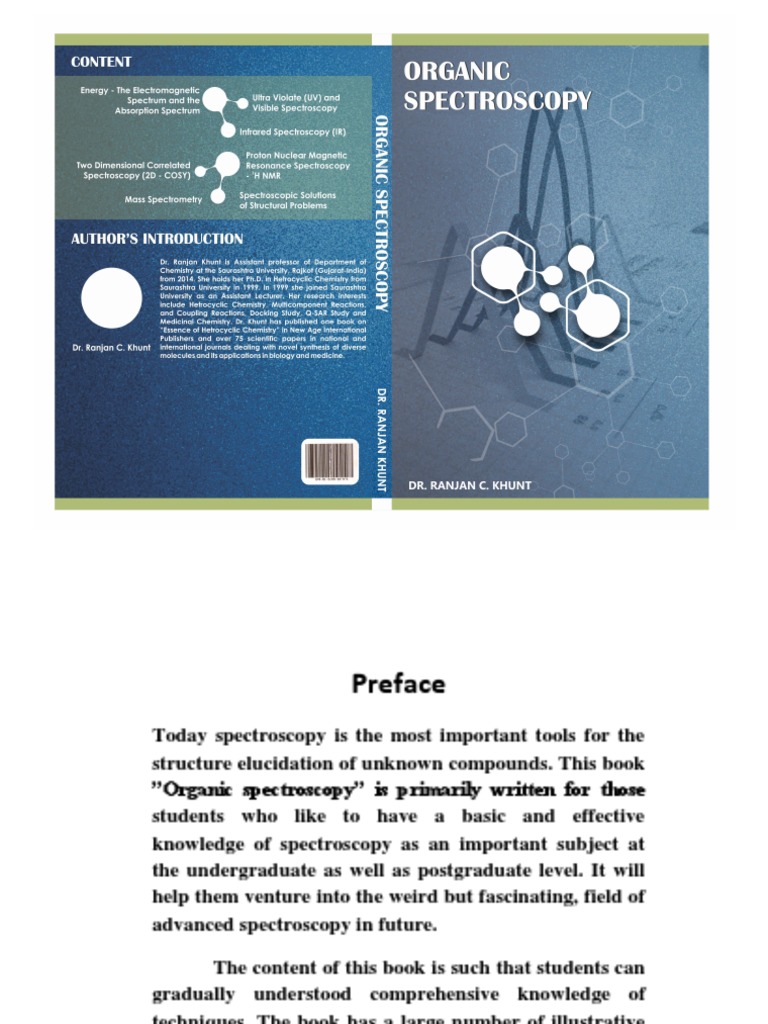 Organic Spectroscopy 1 | PDF | Electromagnetic Radiation | Absorption ...