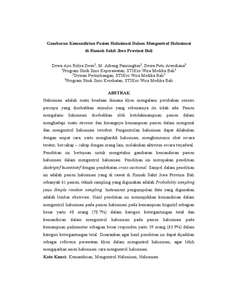 Manuskrip Skripsi | PDF