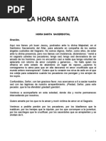 GUIA PARA LA HORA SANTA ANTE EL SANTISIMO. Enero 2023 | PDF | eucaristía | María, madre de Jesús