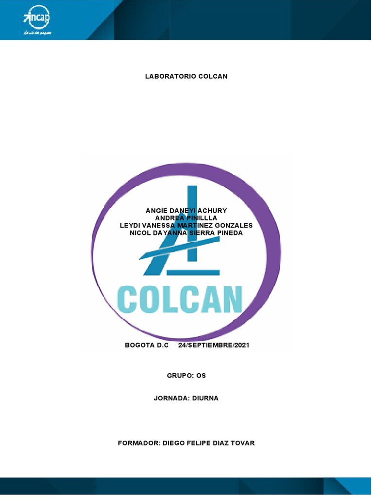 Proyecto Laboratorio Colcan | PDF | Seguridad y salud ocupacional ...