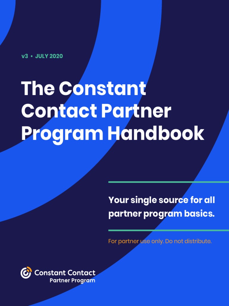 The Constant Contact Partner Program Handbook | Download Free PDF ...