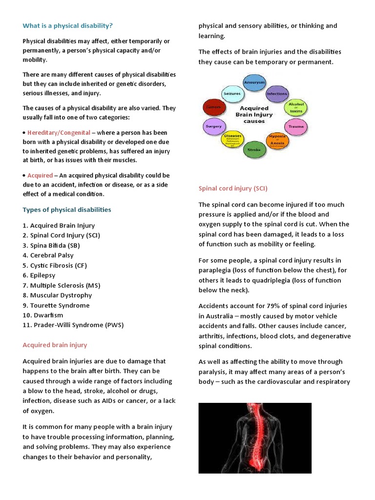 Understanding Physical Disabilities | PDF | Senses | Sensory Processing ...