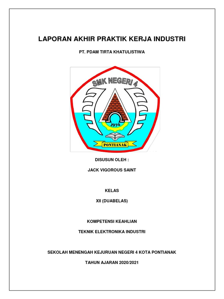 Laporan PKL Jack | PDF | Karier & Perkembangan | Bisnis
