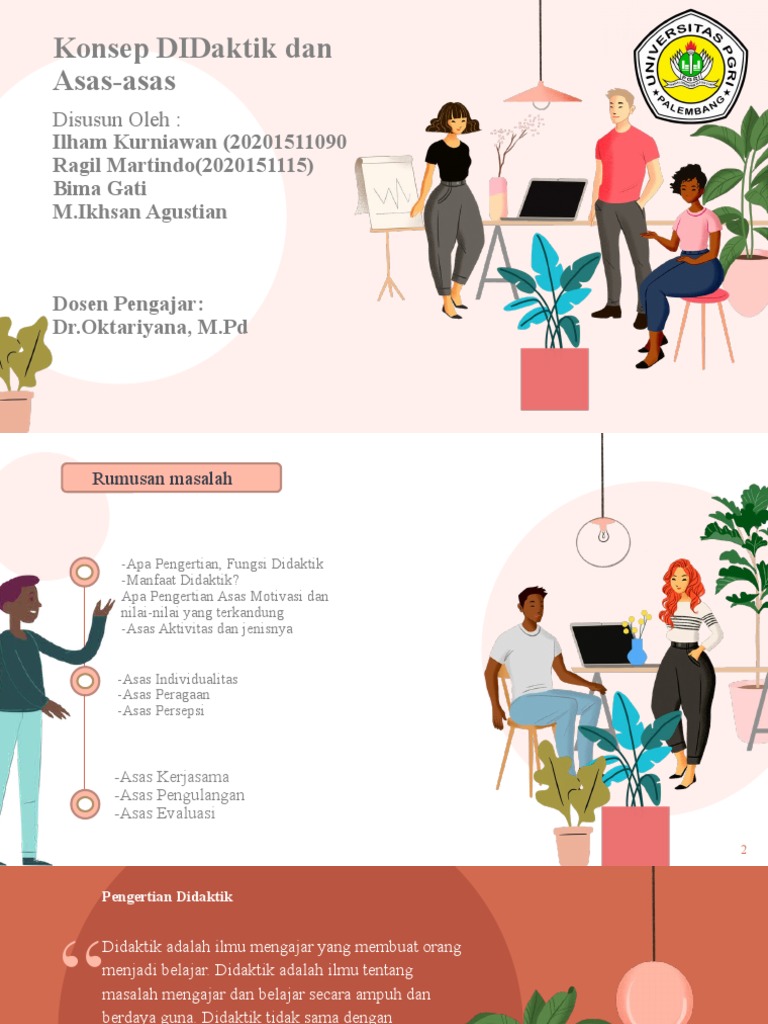 Konsep dan Fungsi Didaktik dalam Pengajaran | PDF