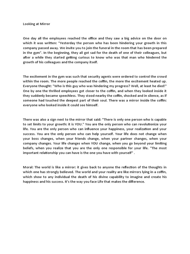 Self-Reflection and Personal Growth | PDF | Self-Improvement | Science ...