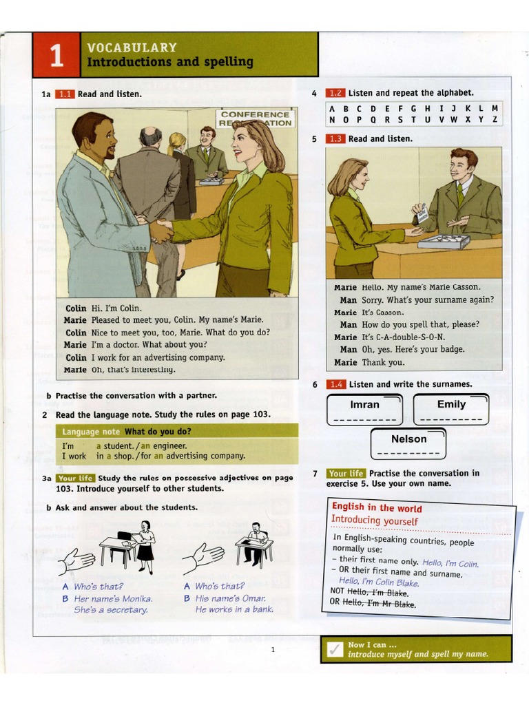 English For Life Elementary 4-20 | PDF