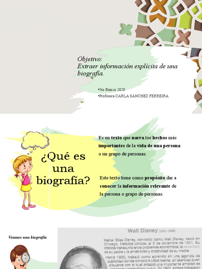 Guía de Biografías para 5to Básico | PDF | Filosofía | Ciencia y ...