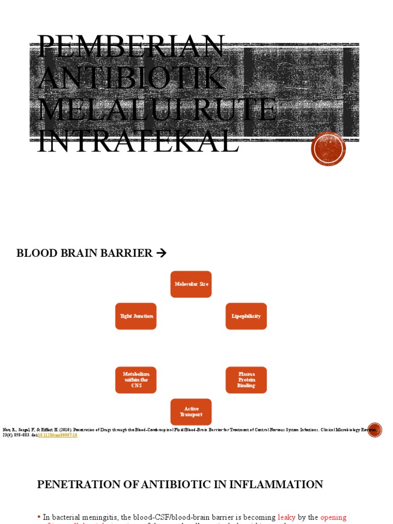 Antibiotik Intratekal | PDF | Cerebrospinal Fluid | Infection