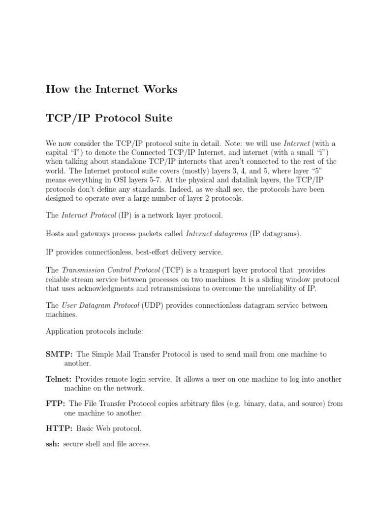 How The Internet Works | PDF
