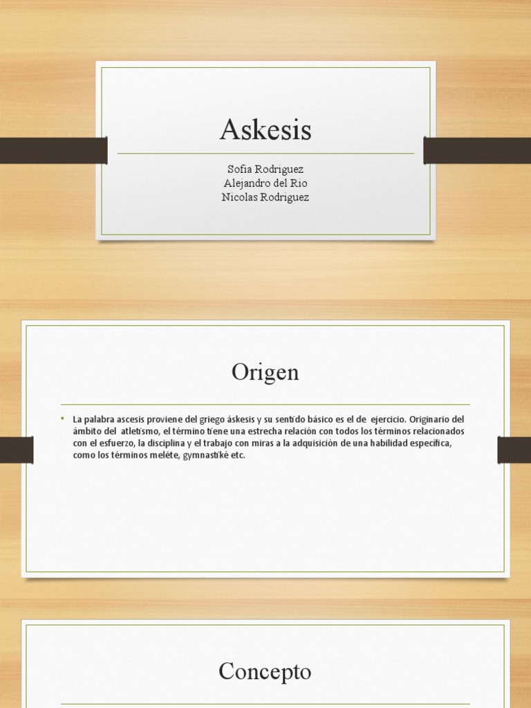 Askesis | PDF | Metáfora | Teorías filosóficas