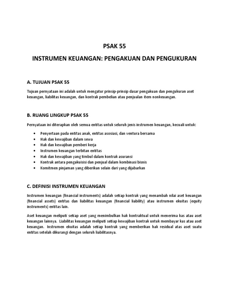 Psak 55 | PDF