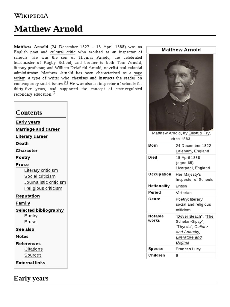 Matthew Arnold | PDF