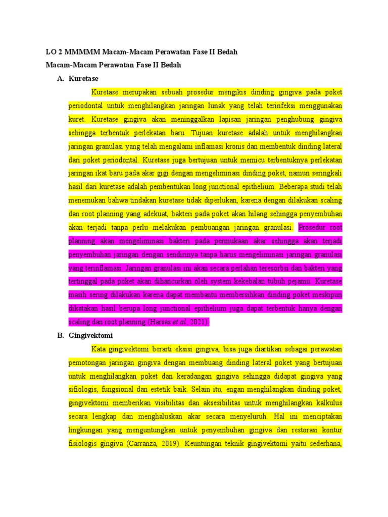 Lo2 Macam2 Fase Bedah 2 | PDF