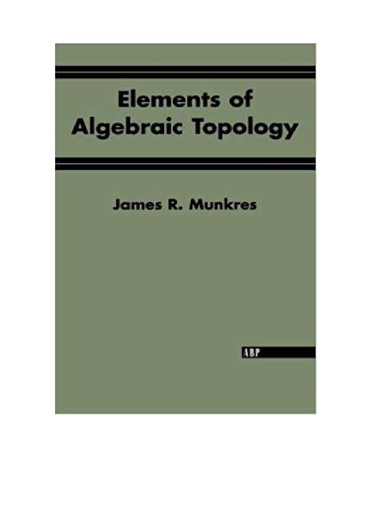 Topologia Algebraica Introduccion | PDF