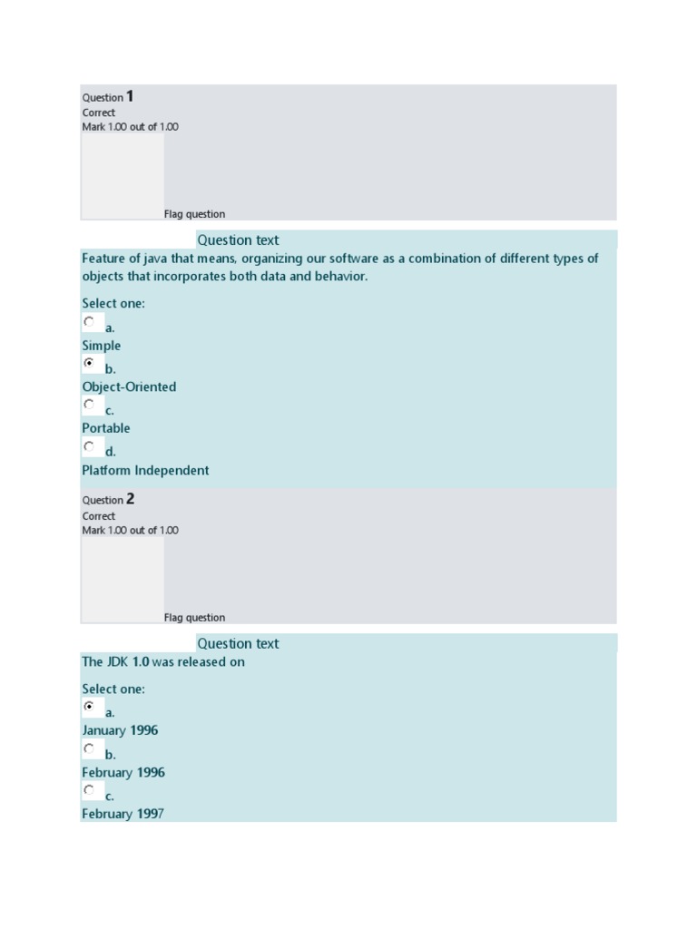 Object Oriented Programming Pq1 Pq2 Pdf Inheritance Object Oriented Programming Class 