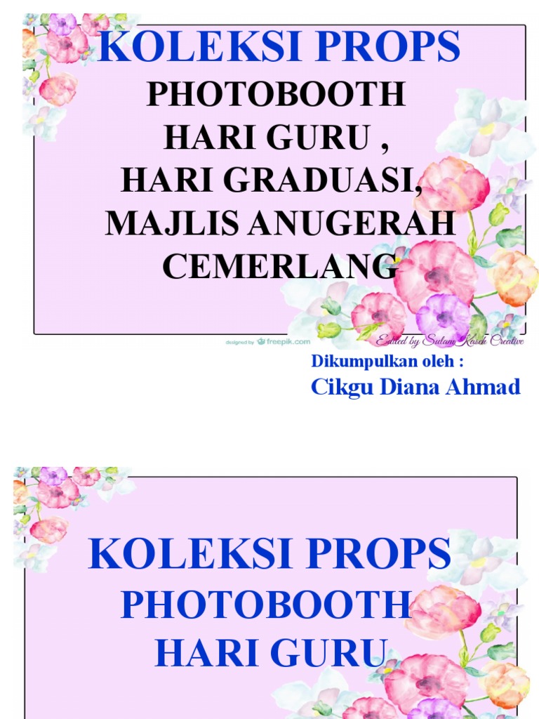 Koleksi Props Photobooth 2018 | PDF