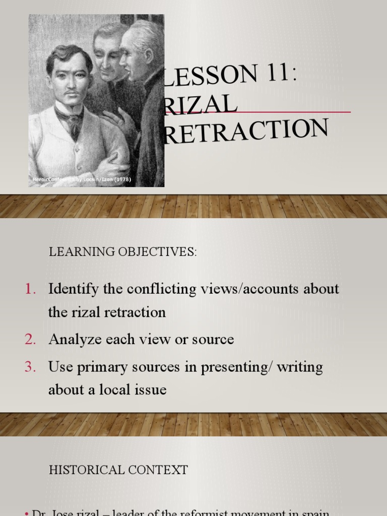 Rizal Retraction | PDF