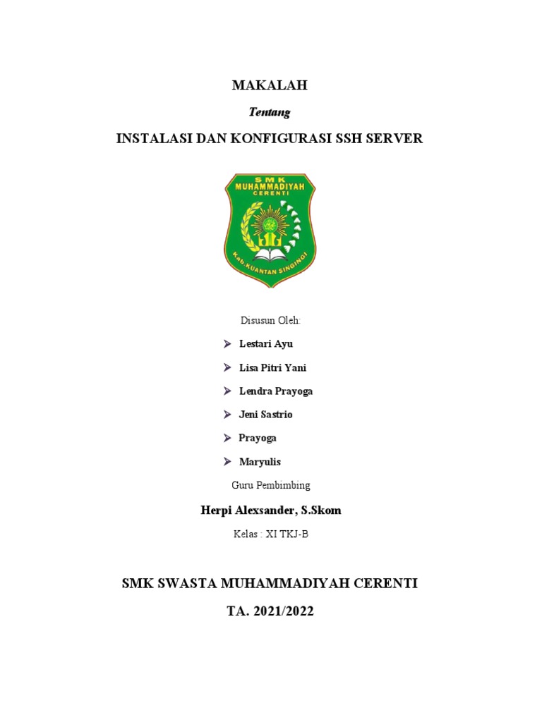 Makalah SSH Lestari Ayu | PDF | Seni | Komputer