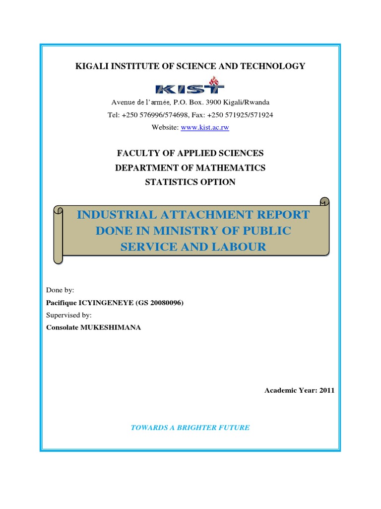 Industrial Attachment Report | PDF | Employment | Capacity Building