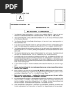 FSSAI Previous Year Question Paper 7 @ | PDF | Foods | Food Safety