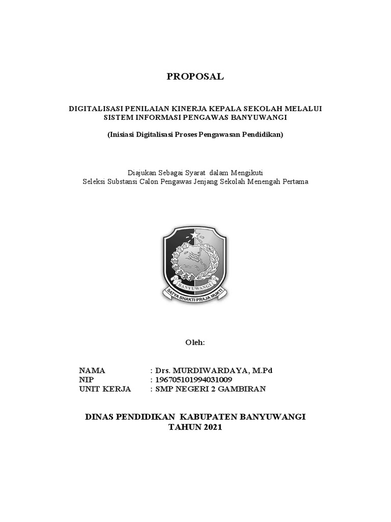 Halaman I PROPOSAL BCPS 2021 | PDF