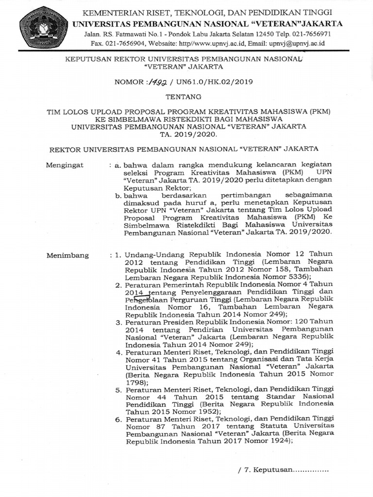 SK PKM Lolos Upload Simbelmawa Th. 2019 | PDF