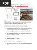 Cofferdam Construction Methods Overview | PDF