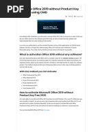 Activate Office 2021 Without Product Key For Free Using Batch File | PDF | Microsoft Office ...