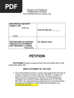 Guidelines On Petitions For Money Claim Filed With COA | PDF | Interest ...