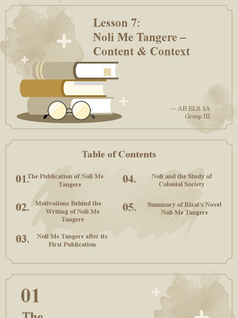 Lesson 7 - Noli Me Tangere Context & Content | PDF | Philippines ...
