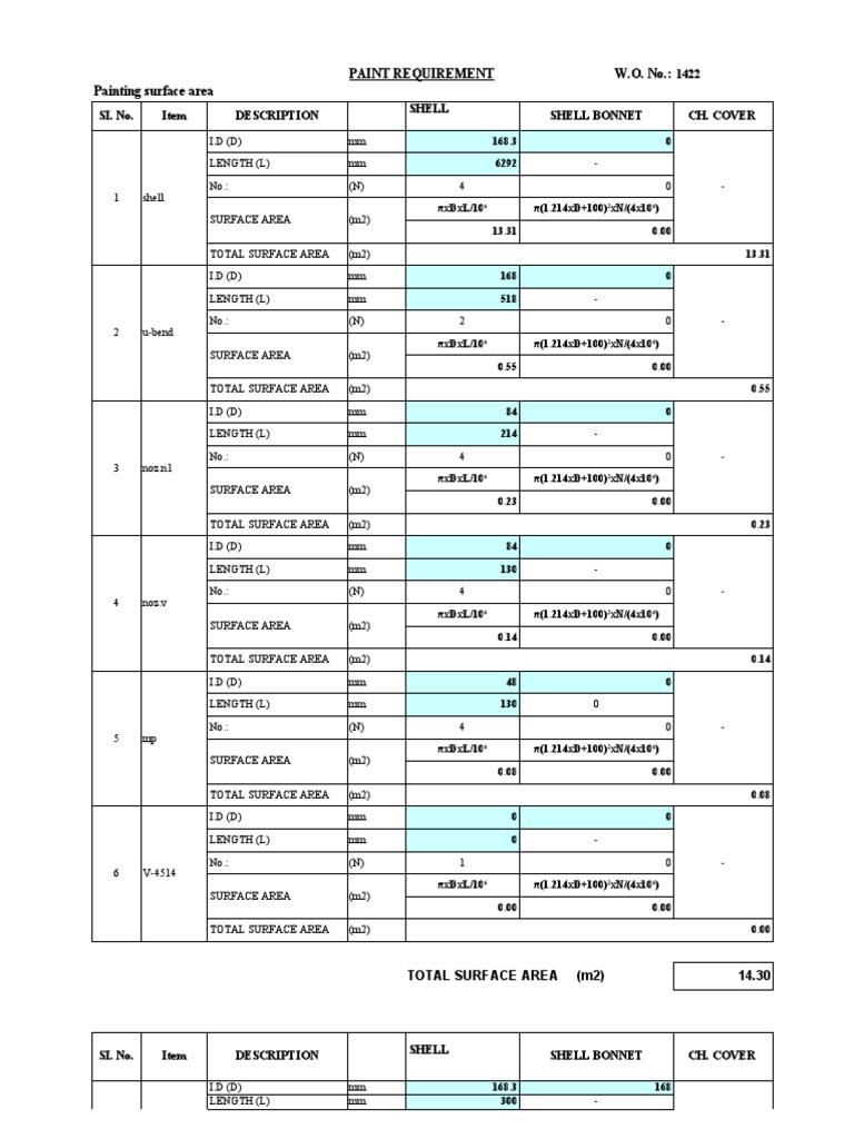 30 Surface Area Calculation | PDF | Building Engineering | Secondary ...