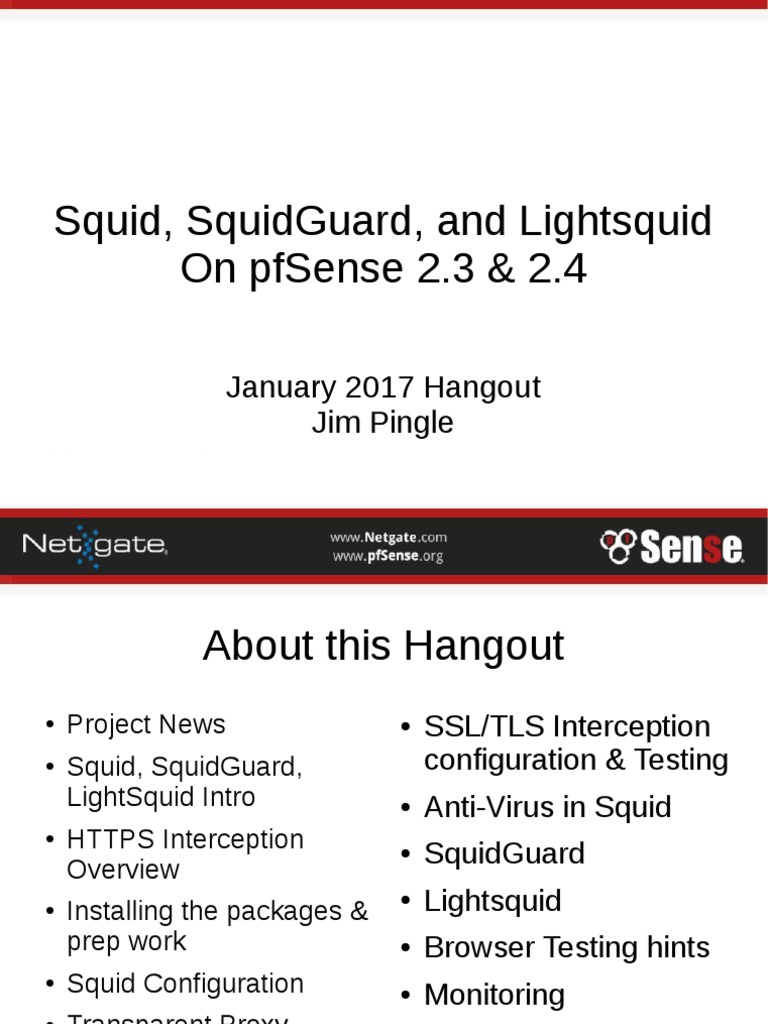 Squid, Squidguard, and Lightsquid On Pfsense 2.3 & 2.4: January 2017 ...