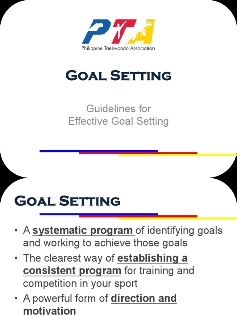 Guidelines For Effective Goal Setting | PDF | Goal | Goal Setting