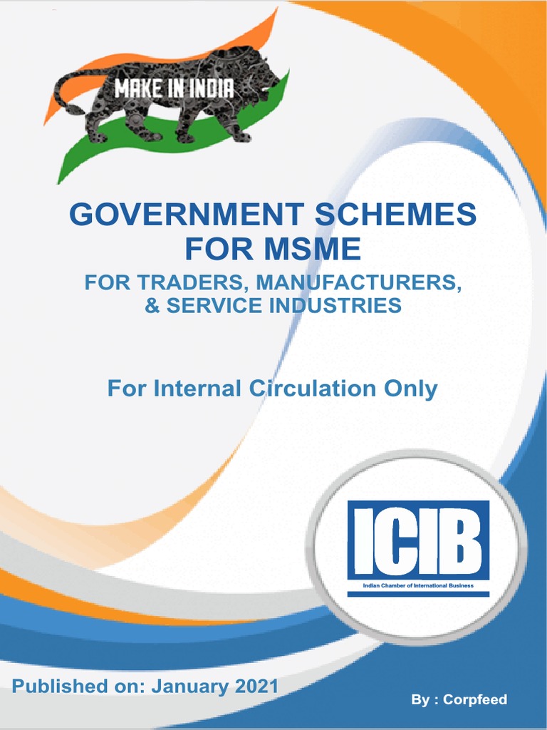 A Comprehensive Guide to Government Schemes for MSME Sector Including ...
