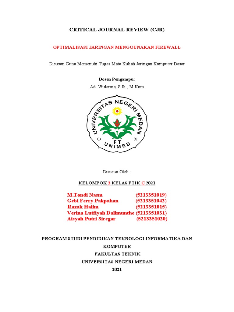 CJR Jarkom Kelompok 3 | PDF