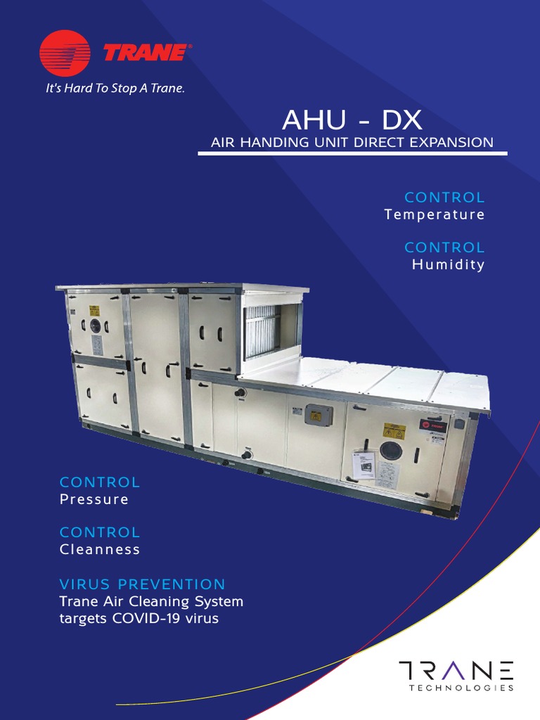 Ahu DX20 | PDF | Mechanical Engineering | Home Appliance