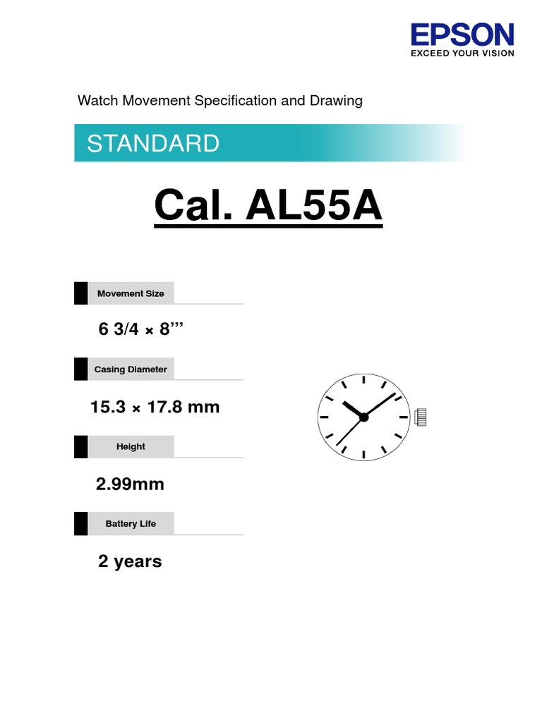 Cal. AL55A: Standard | PDF | Manufactured Goods | Electronics