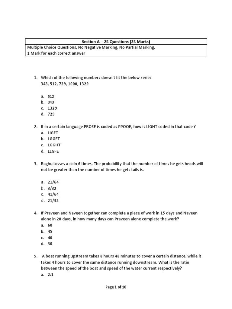 Multiple Choice Questions on Various Topics | PDF | Parameter (Computer ...