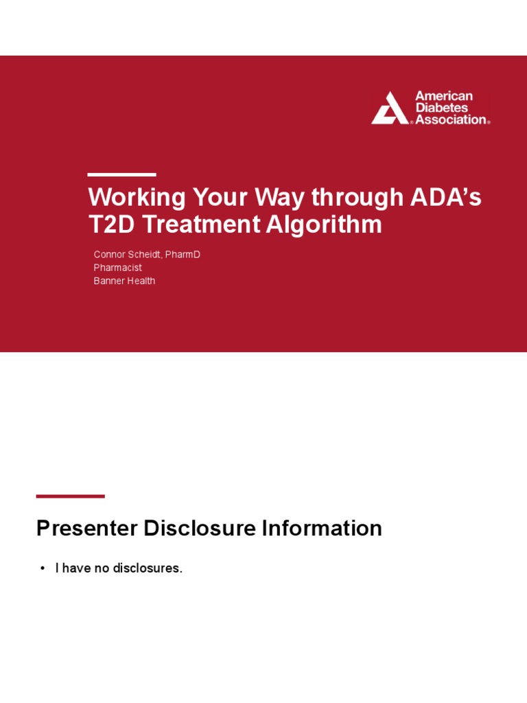 Working Your Way Through Adas t2d Treatment Algorithm | PDF ...