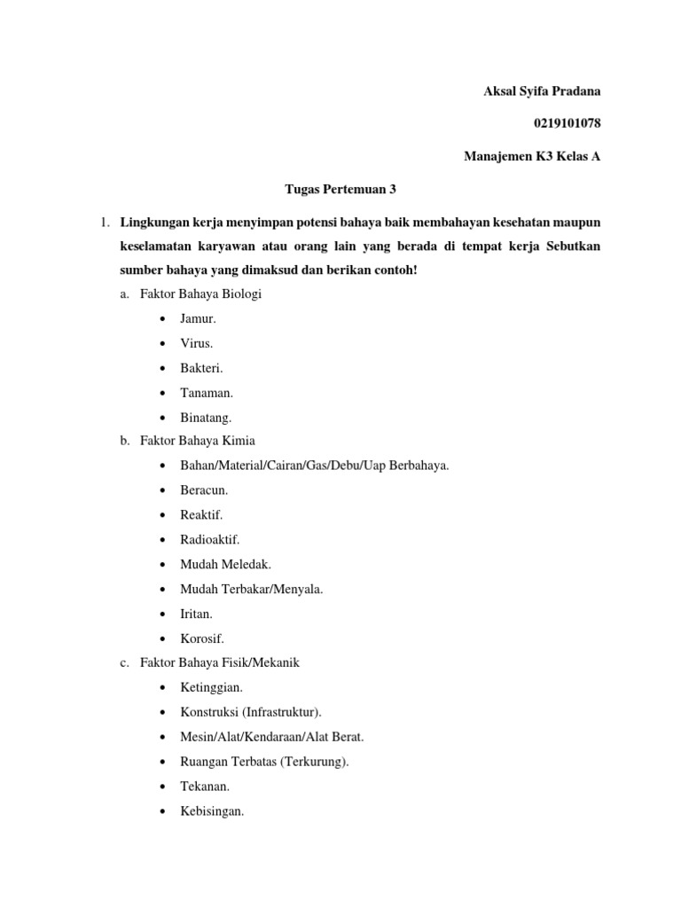 Lingkungan Kerja Di PT. Sicamindo | PDF