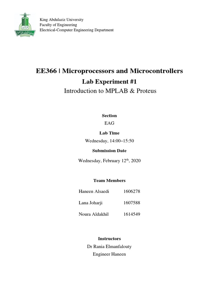 Lab Report #1 | PDF | Simulation | Microcontroller